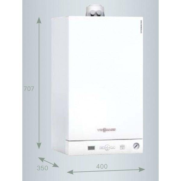 Viessmann Vitodens 50-W 33 kw Yoğuşmalı Kombi (Baca Dahil) - 21,030.51 TL